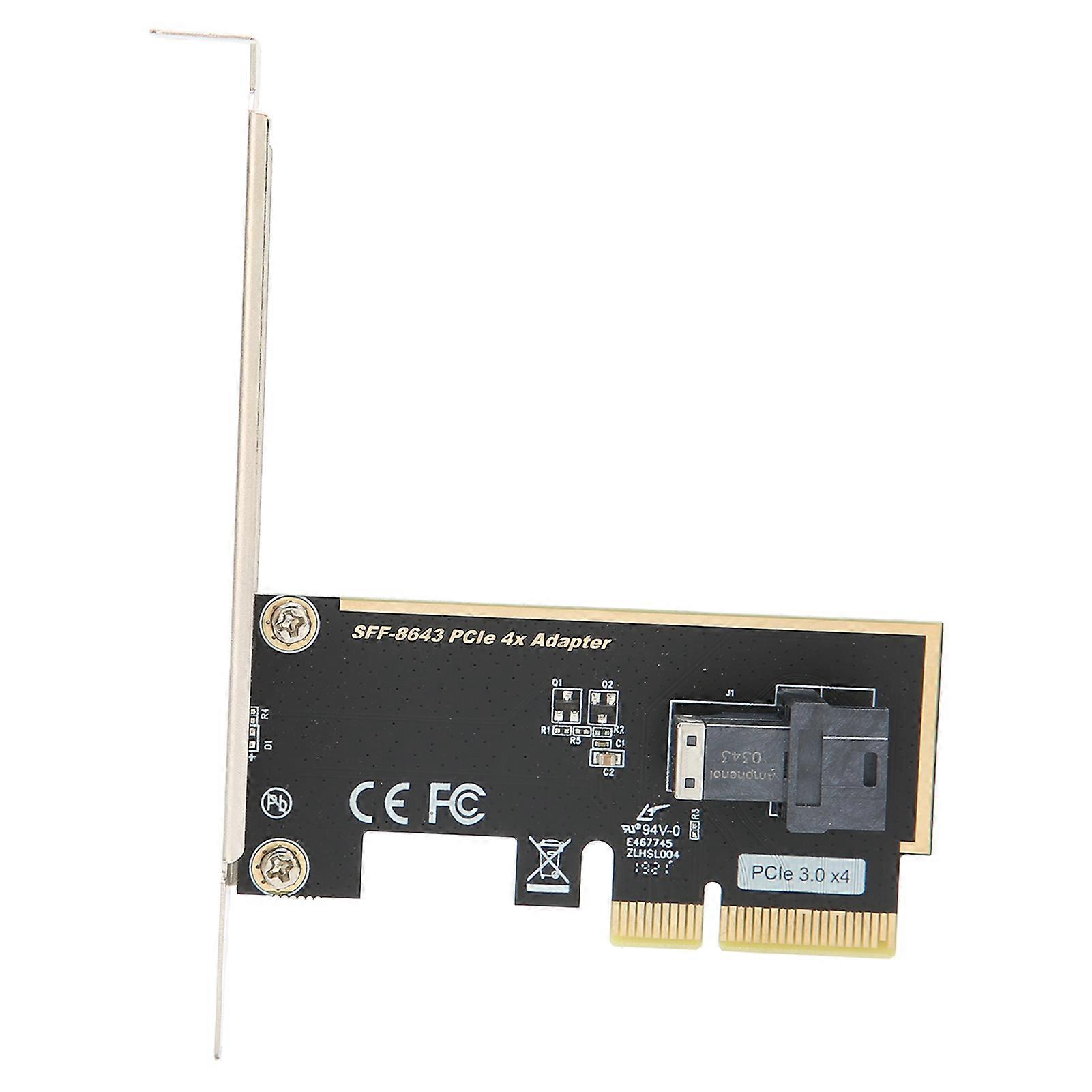 PCIE X4 to U.2 Adapter Card SFF-8643 Mini SAS HD 36Pin Female PCIE ...