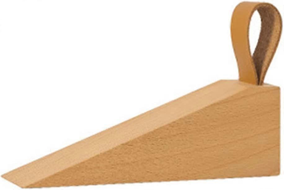 BeechWalnut Wooden Door Wedge Stopper S L Solid Wood Door Stopper ...
