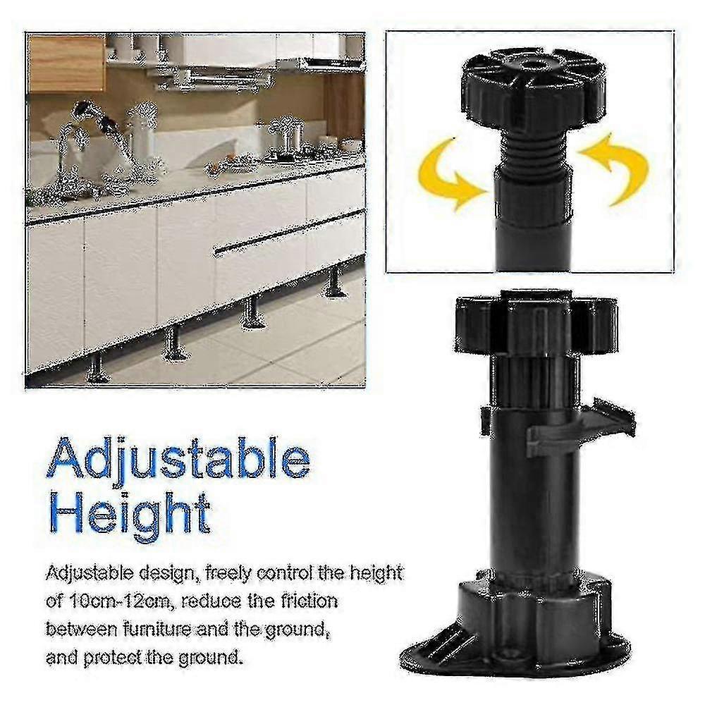20pcs Furniture Feet Adjustable Cupboard Foot Leg Unit Cabinet Legs ...