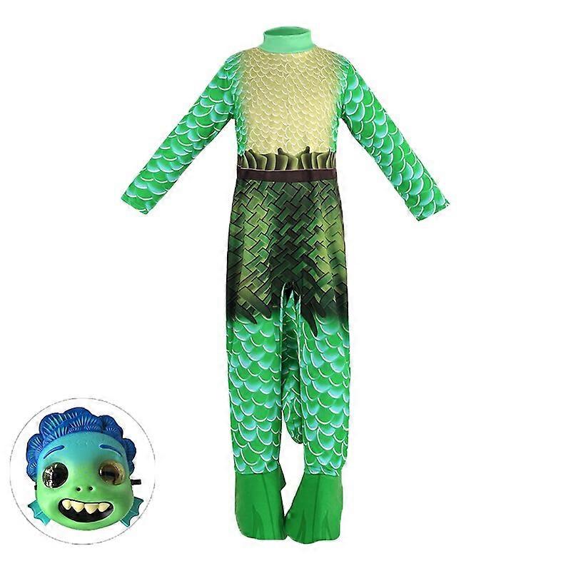 Luca Costume Cosplay Alberto Summer Good Friend Uniform Halloween ...