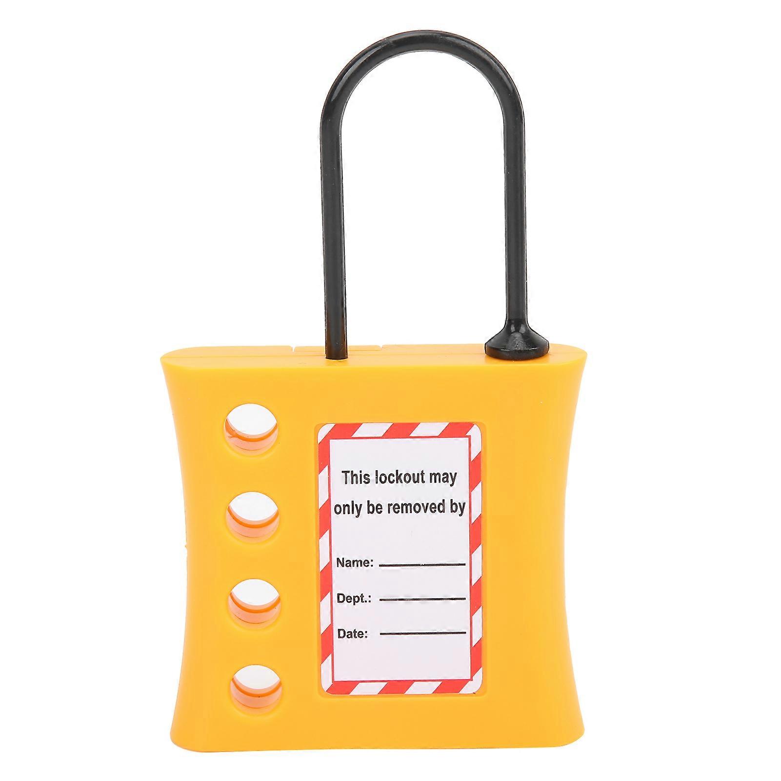 10PCS 3mm Lockout Tagout Lock Durable 4Hole Insulated Nylon Safety ...