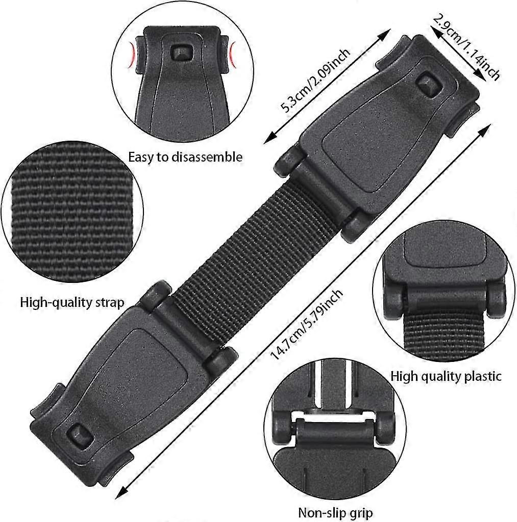 2pcs Car Seat Harness Chest Clip,car Seat Safety Clip No Threading ...