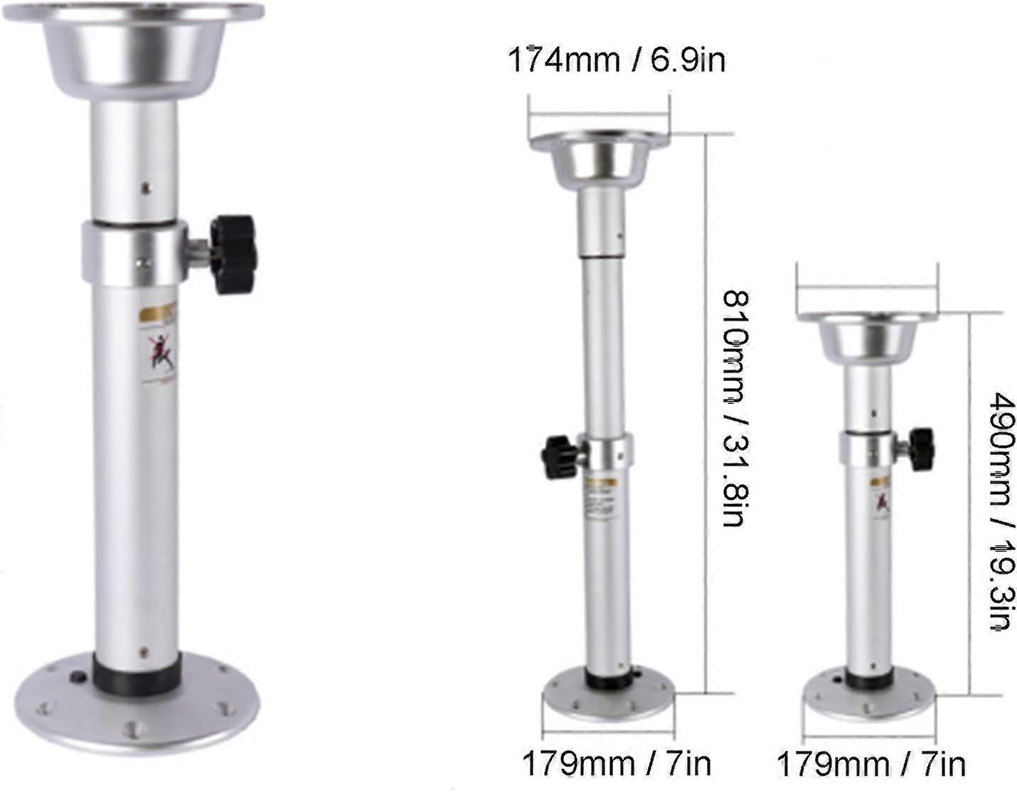 Table Legs, Adjustable Table Pedestal Stand, Heavy Duty Universal ...