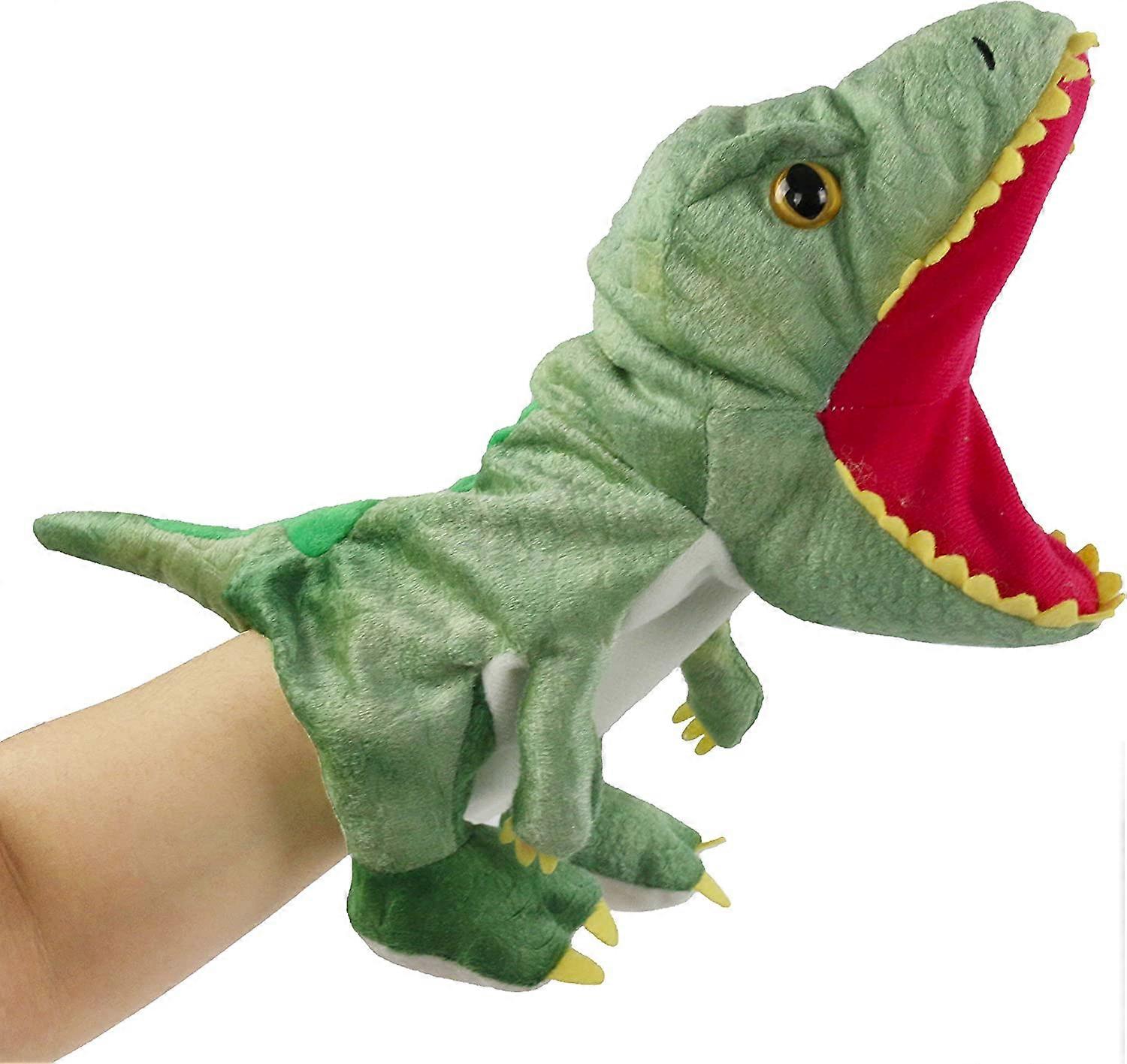 Plush Dinosaur Hand Puppet T rex Stuffed Toy | Fruugo UK