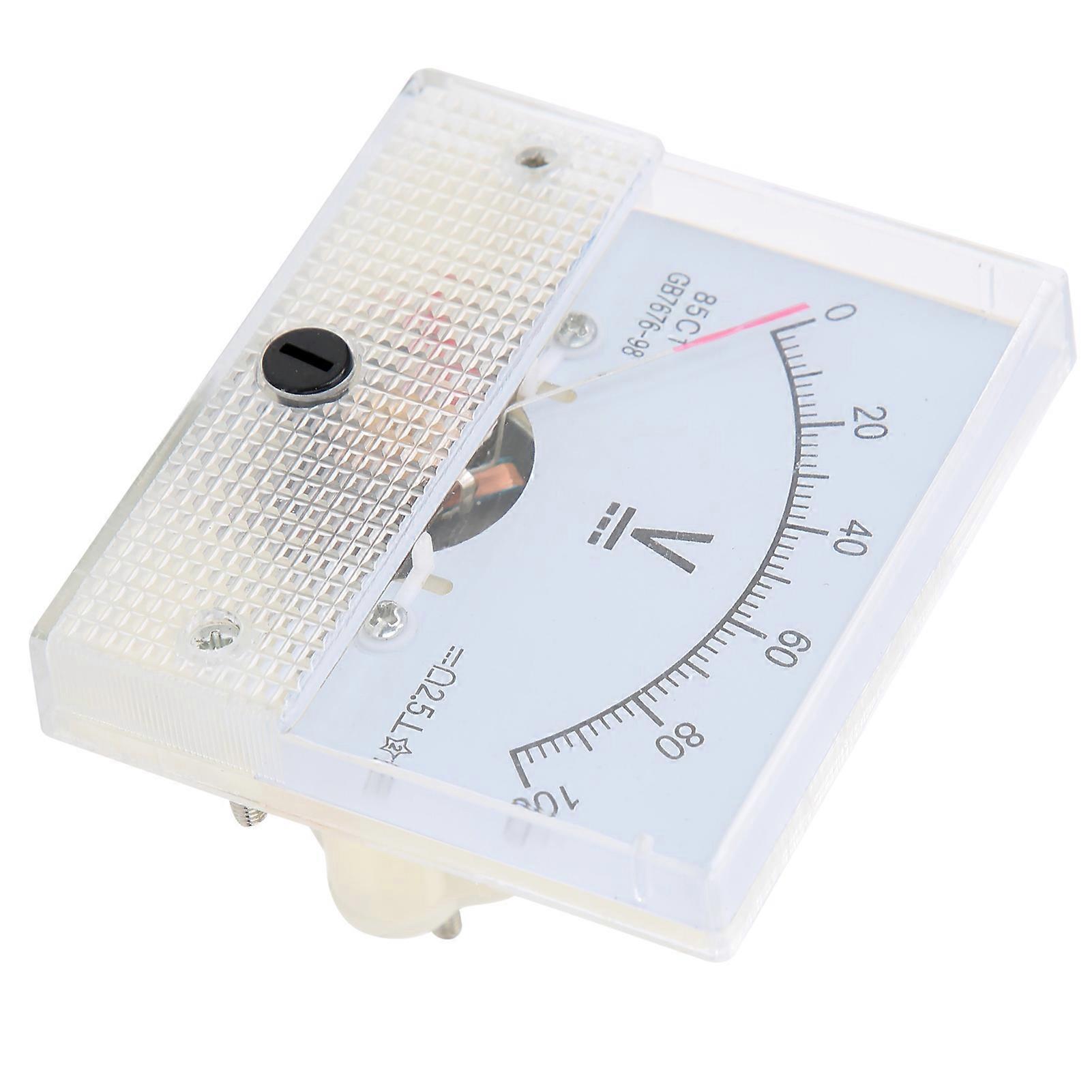 Pointer DC Voltmeter Panel Volt Voltage Meter Measuring Instrument 85C1 ...