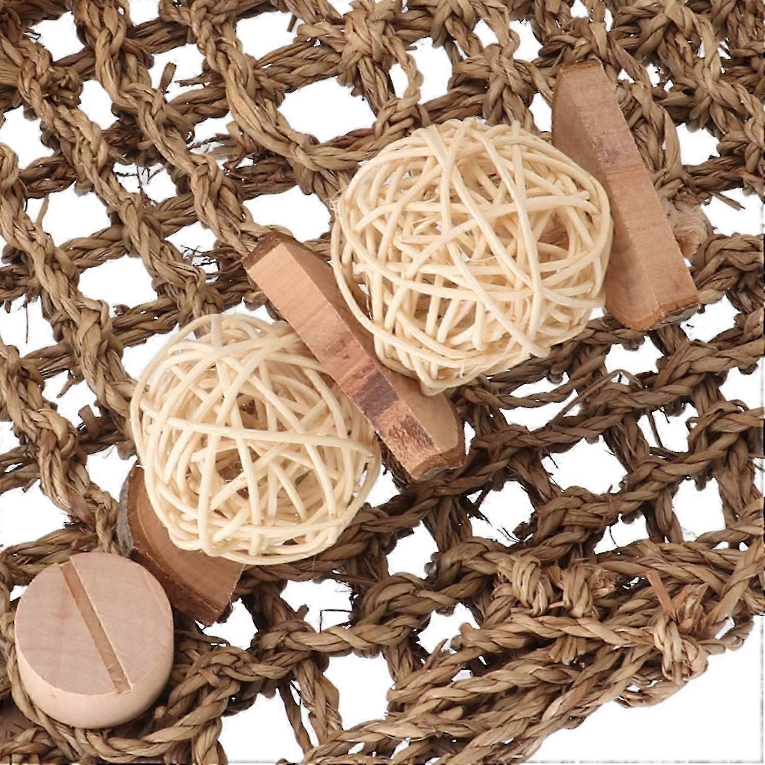 Pet Seagrass Mat Natural Woven Teeth Grinding Rabbits Bite Protector ...