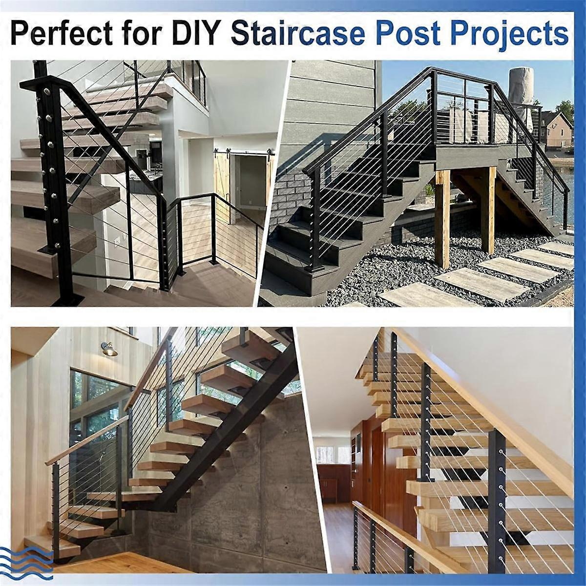 33 Beveled Angle Washers 9mm, for 8mm Cable Railing Hardware Kit, for ...