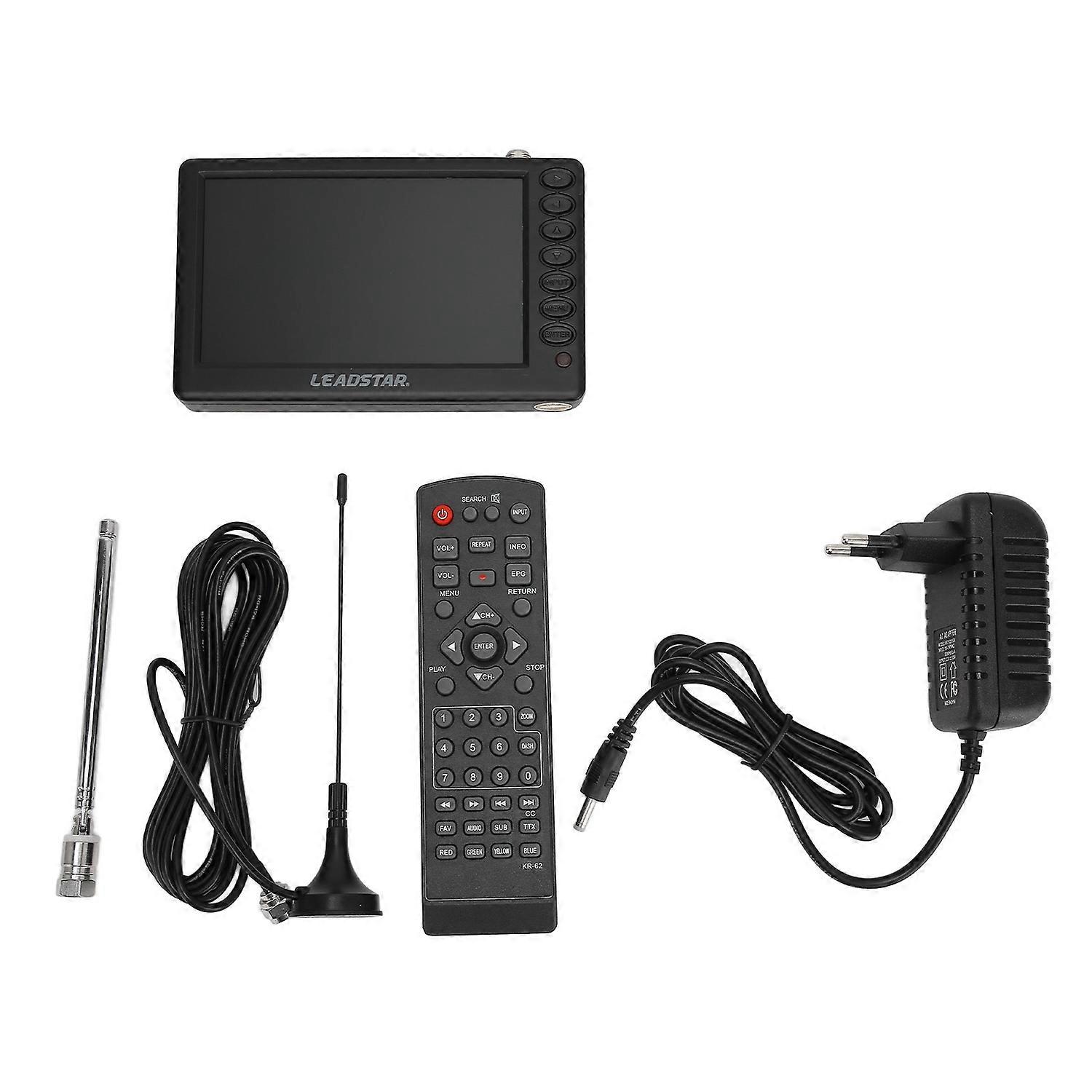 5 Inch Portable TV ISDB T Compliant Rechargeable 1080P Mini Digital ...