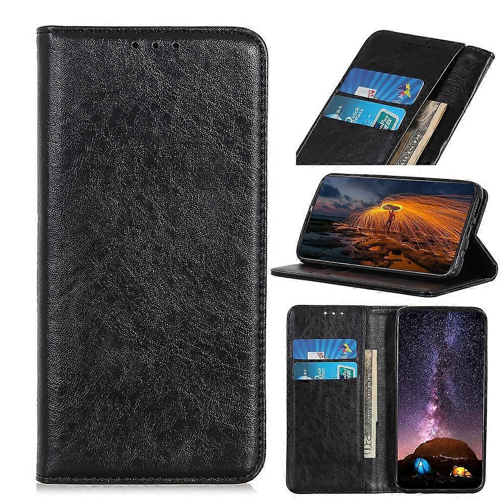 For LG Velvet Magnetic Crazy Horse Texture Horizontal Flip Leather Case ...