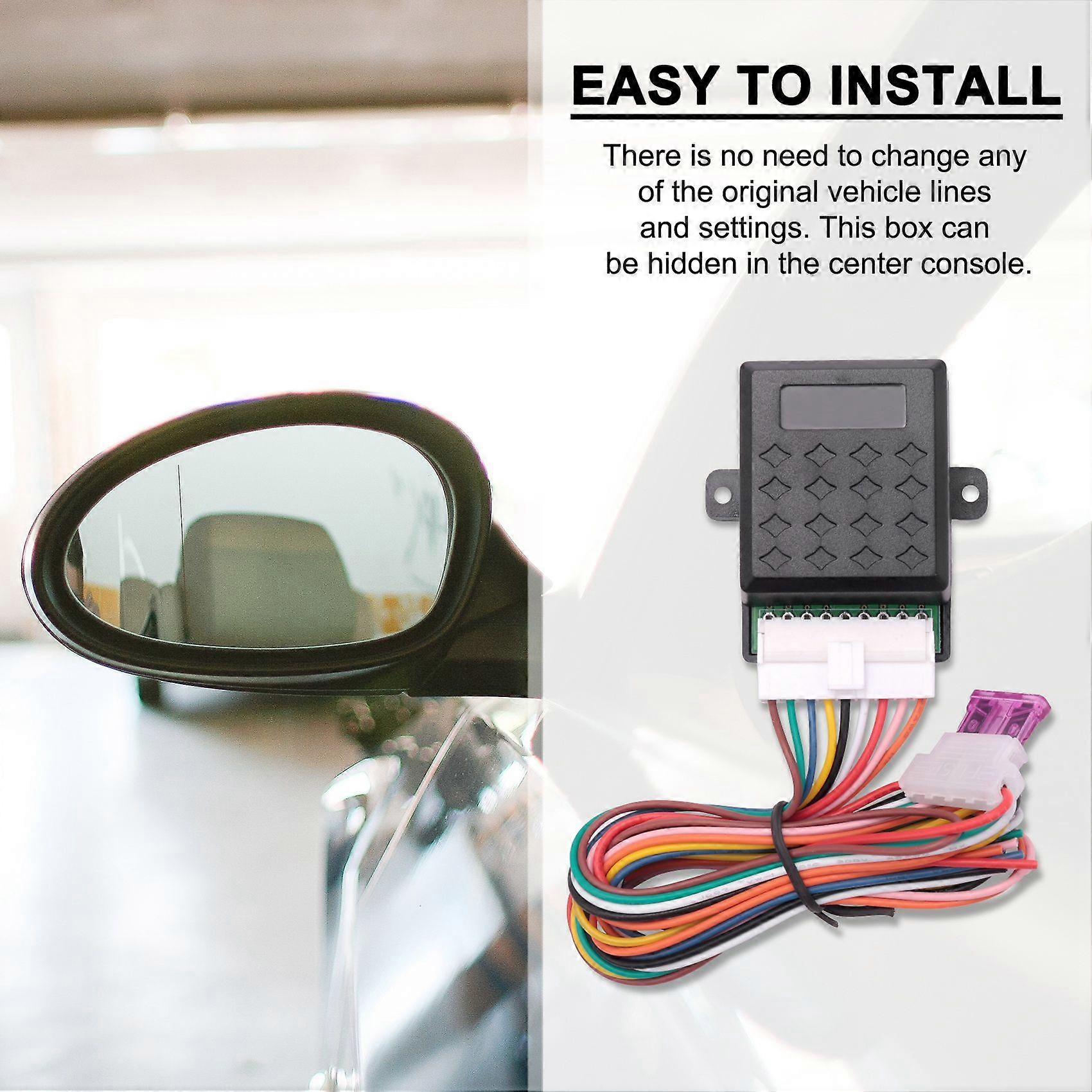 Universal Auto Fold/Unfold Side Rear View Mirror Folding Closer System ...