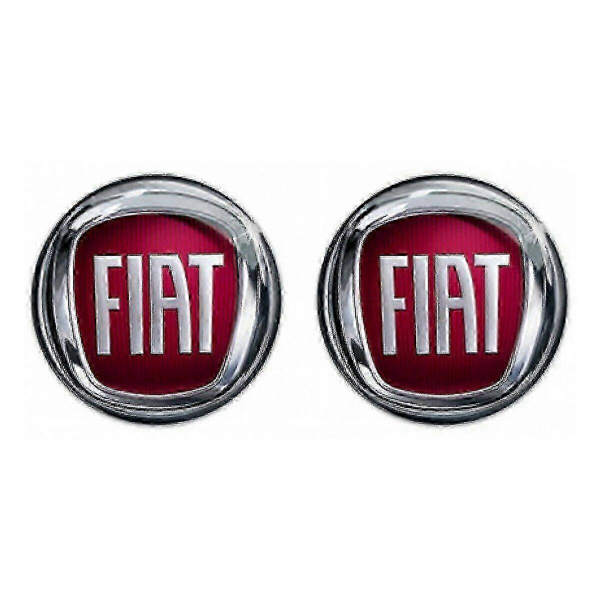 2 X 15mm fiat remote key fob badge emblem logo sticker 500 ducato doblo punto-Good | Fruugo UK