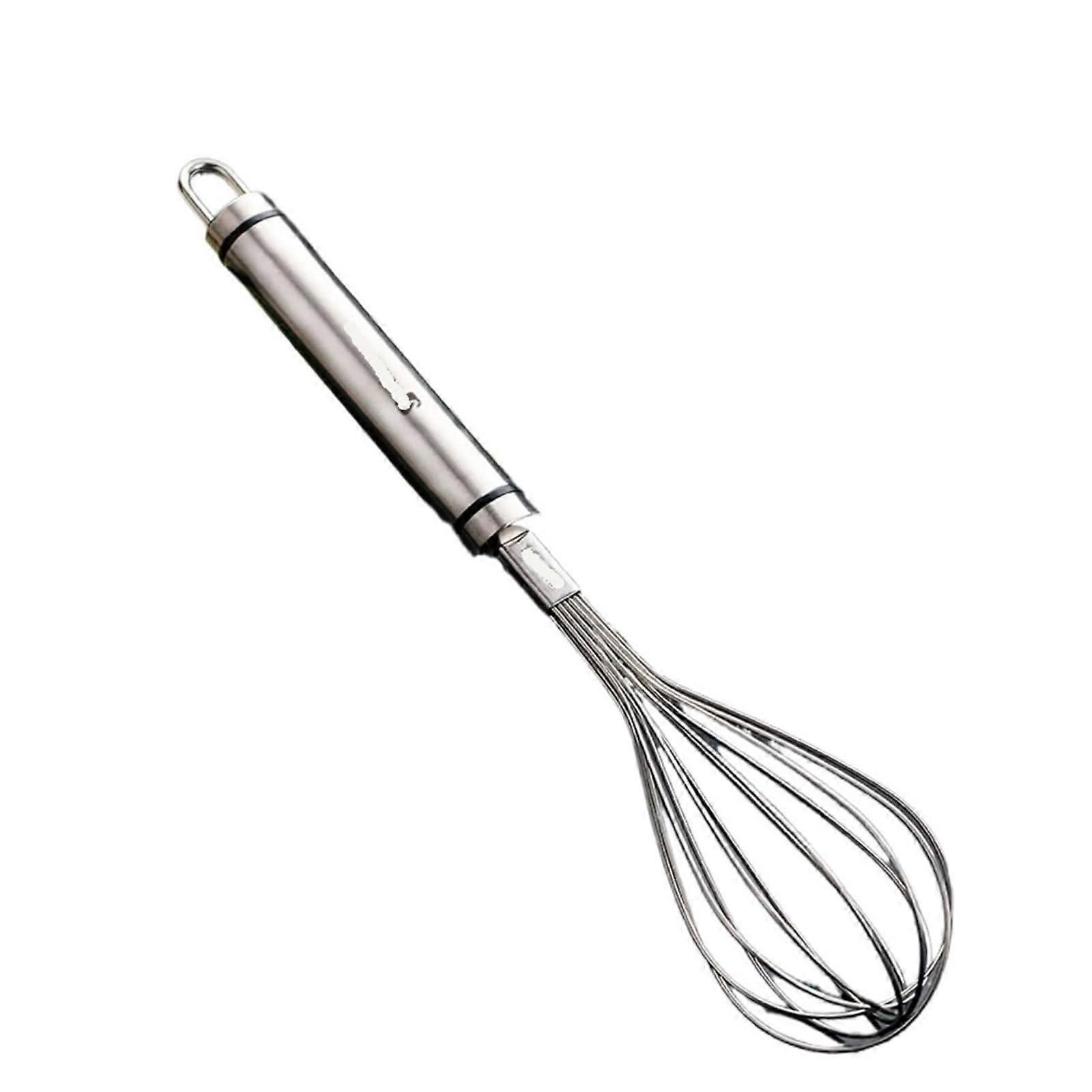 Stainless Steel Egg Beater Balloon Whisk Manual Egg Beater Mixer 30 Cm ...