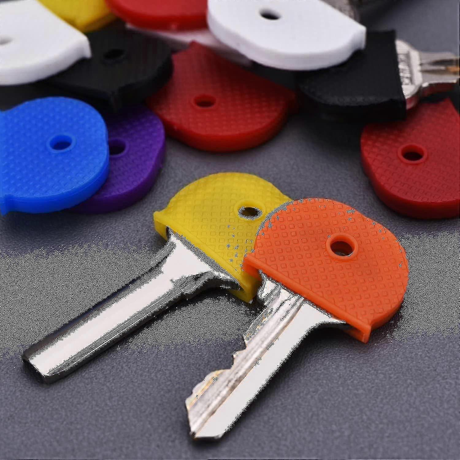 Color Coded Key Covers for Easy Identification of Door Keys, 24 Pcs ...