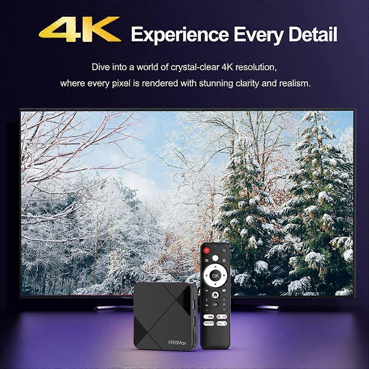 RK3518 Smart TV Box Android 14 ATV TV Box 4K@60fps UK Plug | Fruugo AU