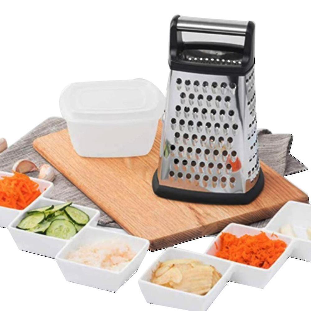 Professional Box Grater, Stainless Steel With 4 Sides, Best For ...