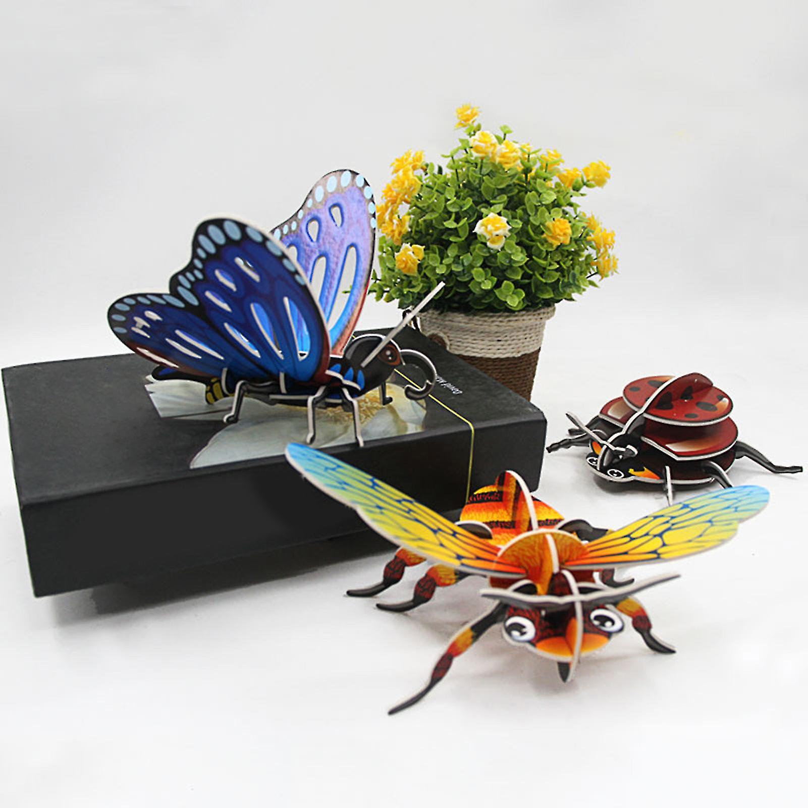 1set 3d Puzzle Problem-solving Ability Eco-friendly Paper Grasshopper ...