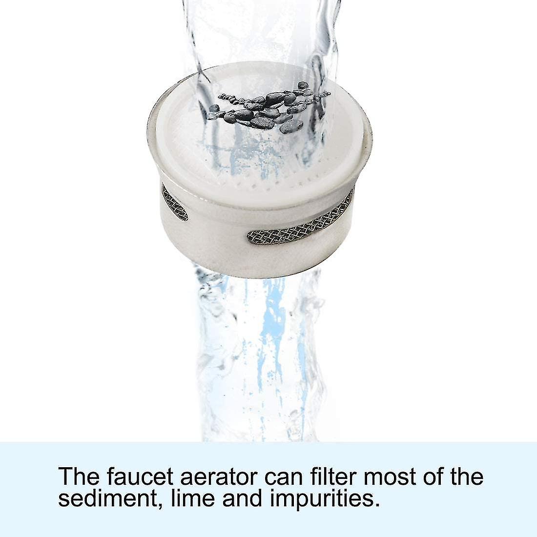 6pcs 19mm Stainless Steel Faucets Aerator Inserts Faucet Replacement ...