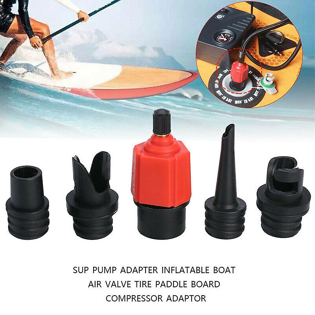 Sup Pump Adapter Kit With 4 Nozzles For Inflatable Surfing Paddle Kayak ...