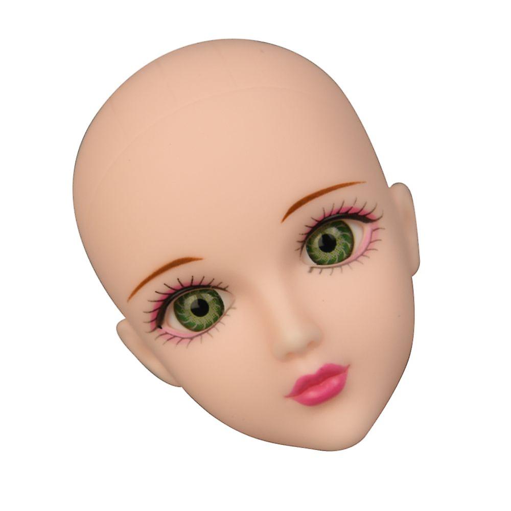 1/6 Doll Head With Carved Ball Joint For Green Eyes Bjd Doll Body Parts ...