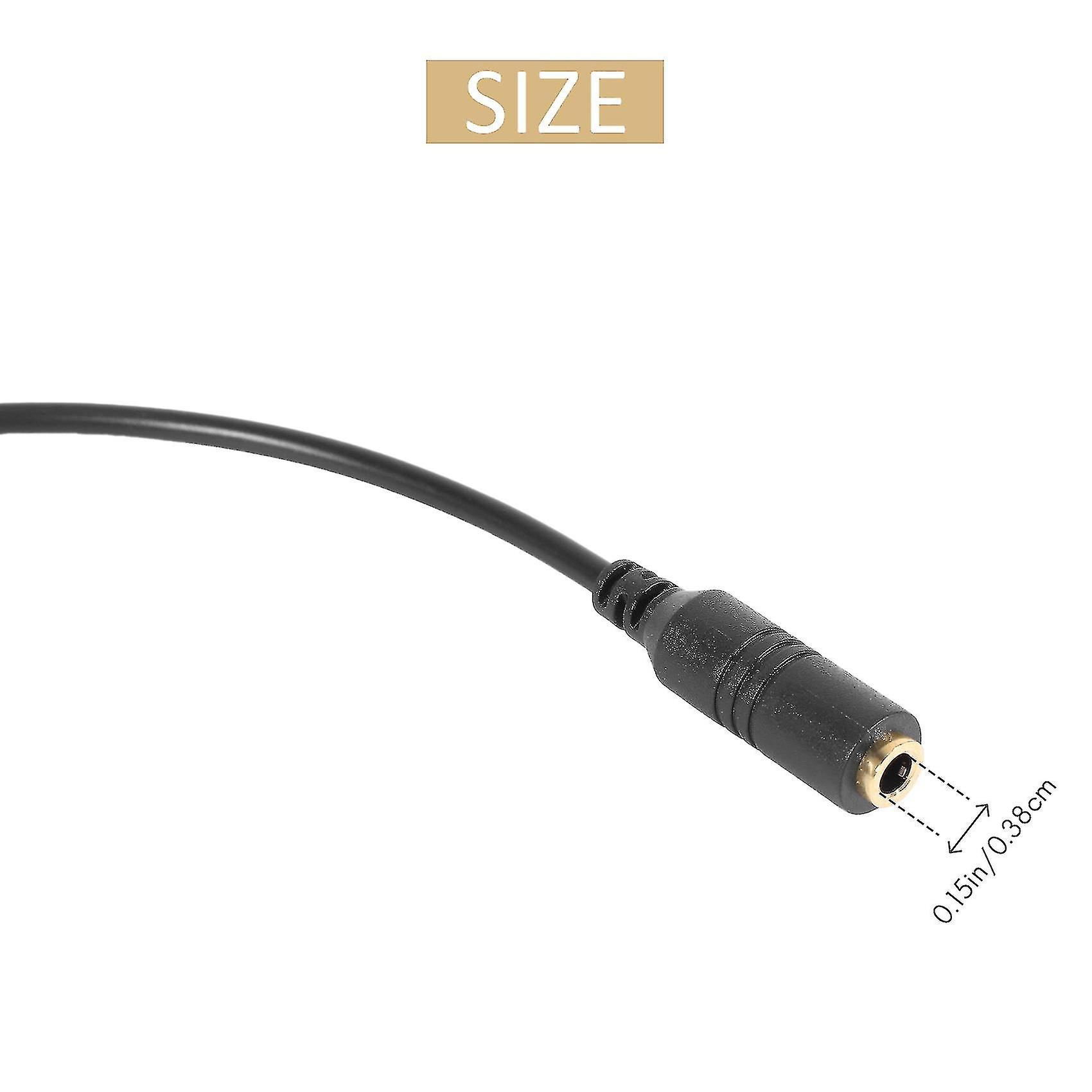 1pc Phone Adapter Rj9 To 3.5 Female Adapter Convertor Cable Pc Computer ...