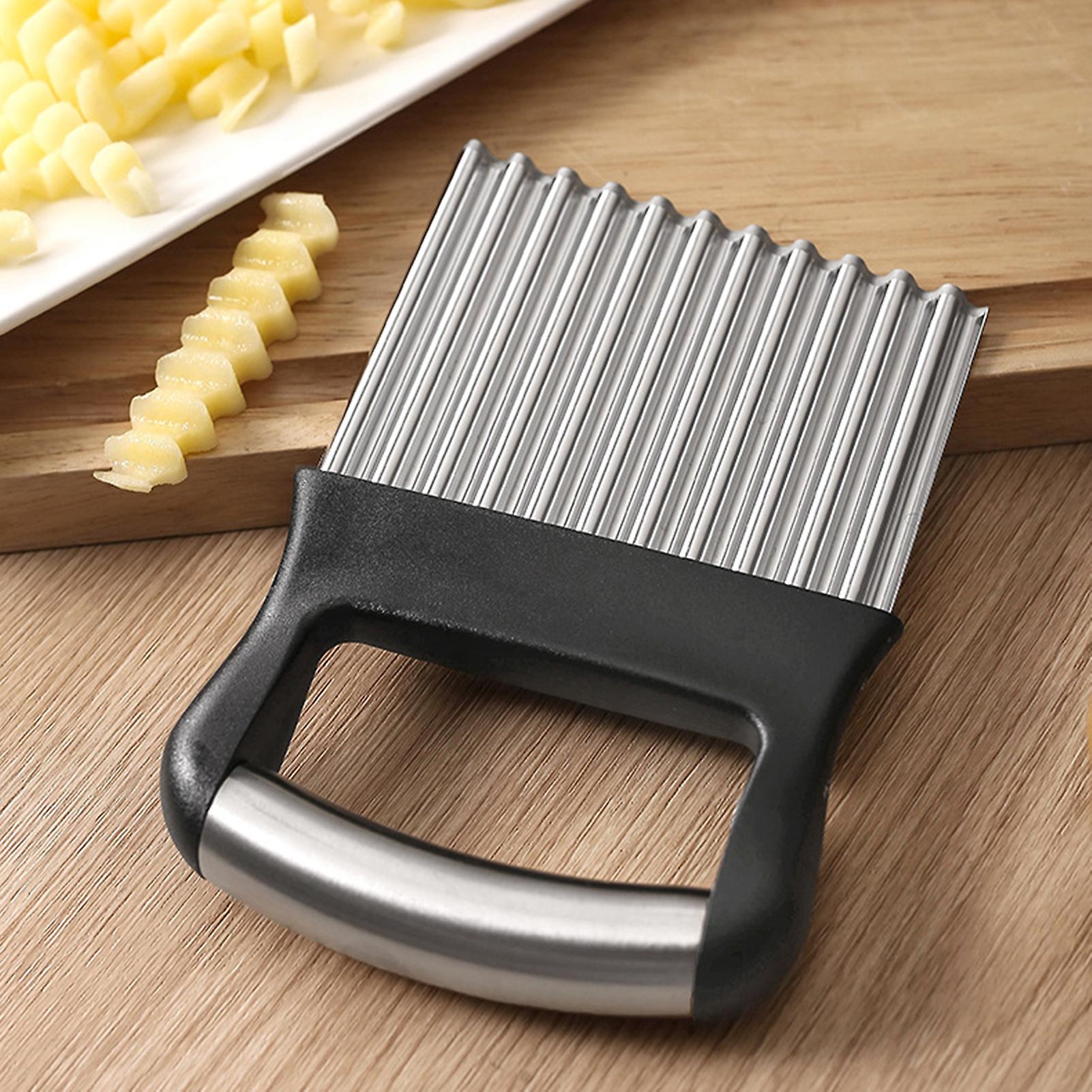 Sharp Blade Vertical Force Potato Cutter Cut Wavy Potato Chips ...