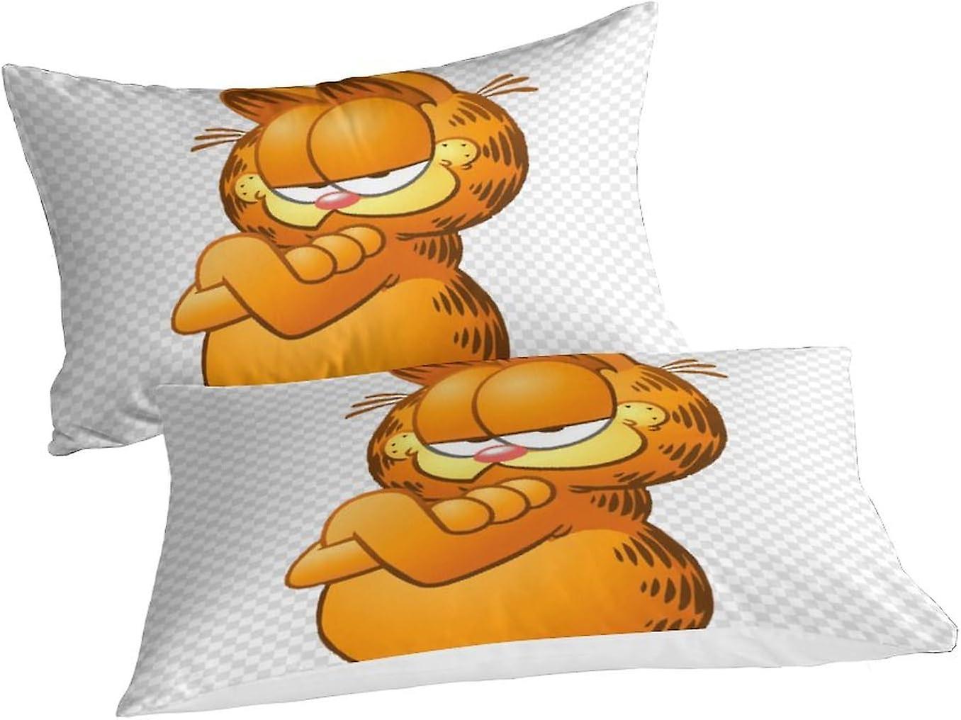 HOUKIG Garfield Duvet Cover 3D Anime Characters Design Soft Comfortable ...