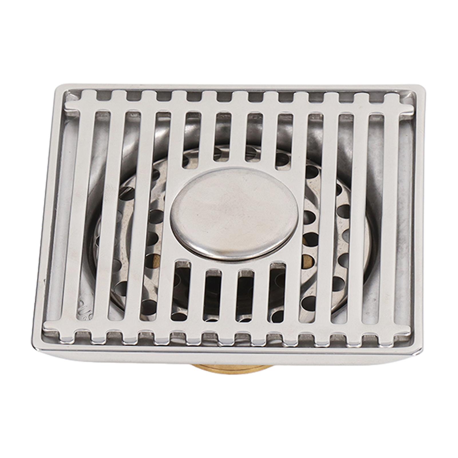 Pop-up Drain Stainless Steel, Odor Proof Floor Drain with Gravity ...