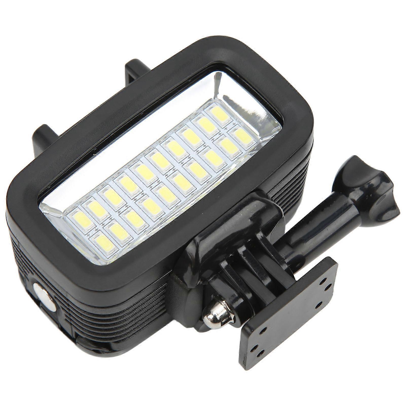 Underwater Video Light 40m Waterproof Dive Light for Action Cameras ...