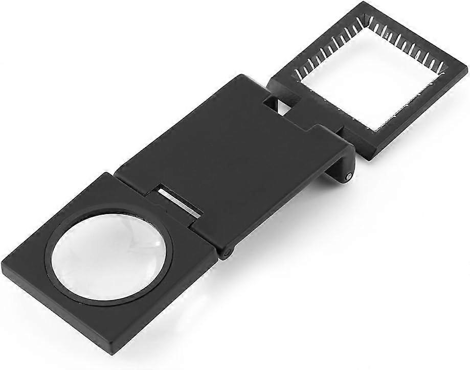 Three-Folding Magnifier, 10X Zinc Alloy Magnifier Magnifying Glass with ...