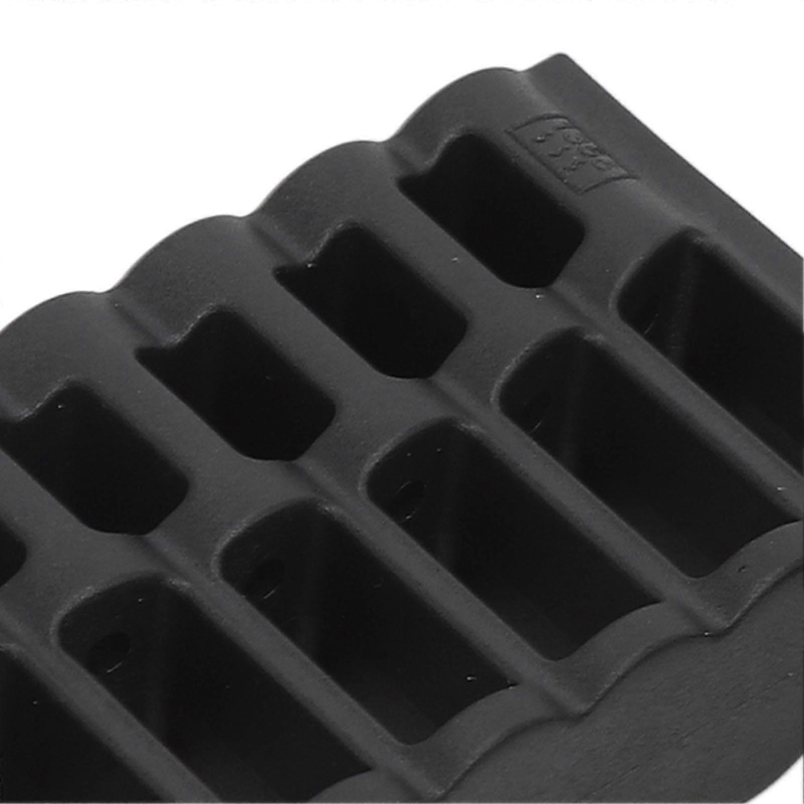 Black Dental Bur Autoclavable Case Organizer 12 Hole Bur Cleaning ...