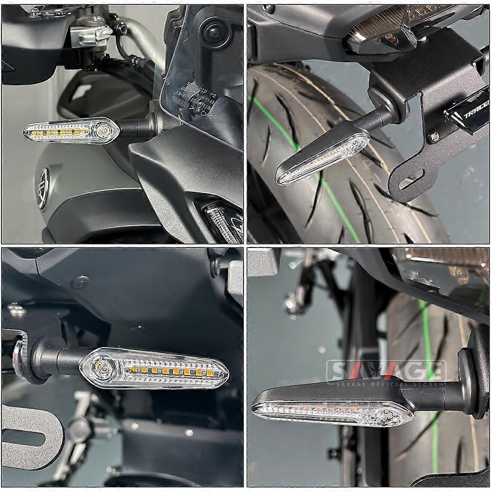 LED Turn Signal Flowing Light For YAMAHA MT07 MT09 SP Tracer 9 900 GT 7 700 GT Motorcycle ...