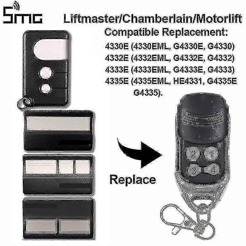 Chamberlain Liftmaster Garage Door Remote Control For 94335e 1a5639-7 ...