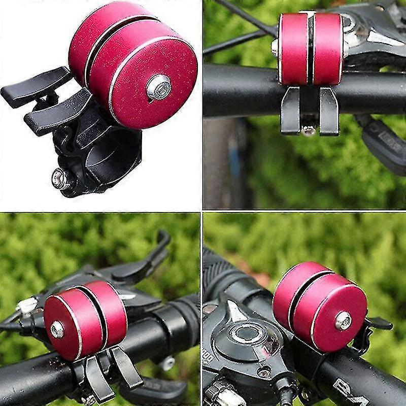 Bicycle Bell 120db Loud Double Horn Cycling Safety Alarm Warning Bell ...