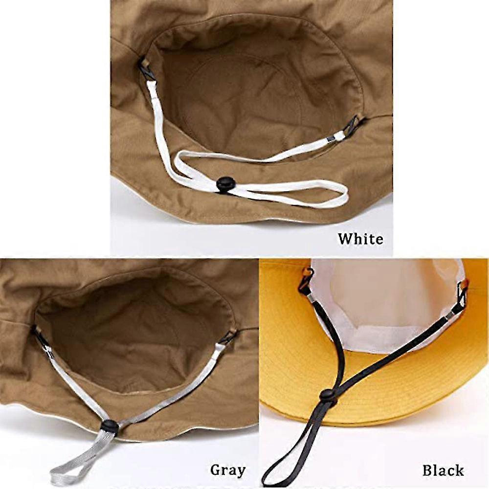 10 Pcs Hat Chin Cord Removable Adjustable Hat Chin Strap Black | Fruugo UK