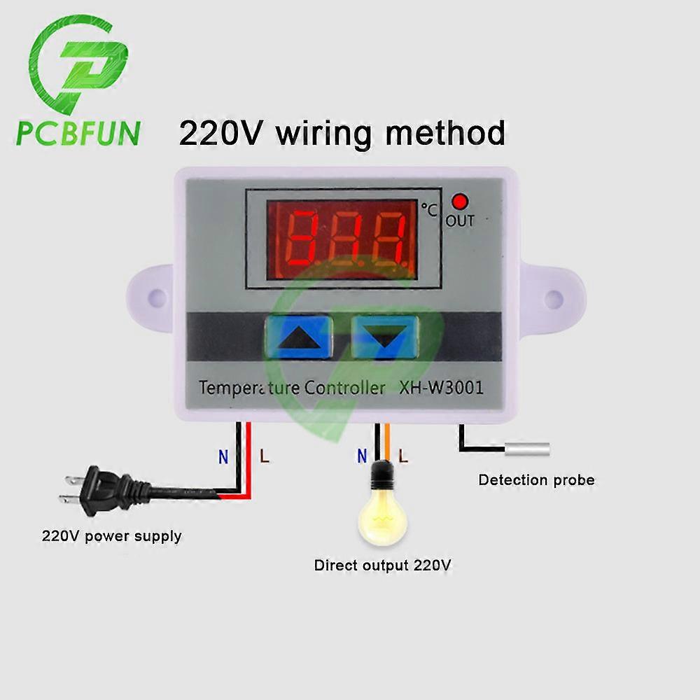 Xh-w3001 Microcomputer Digital Controller Thermostat Intelligent ...