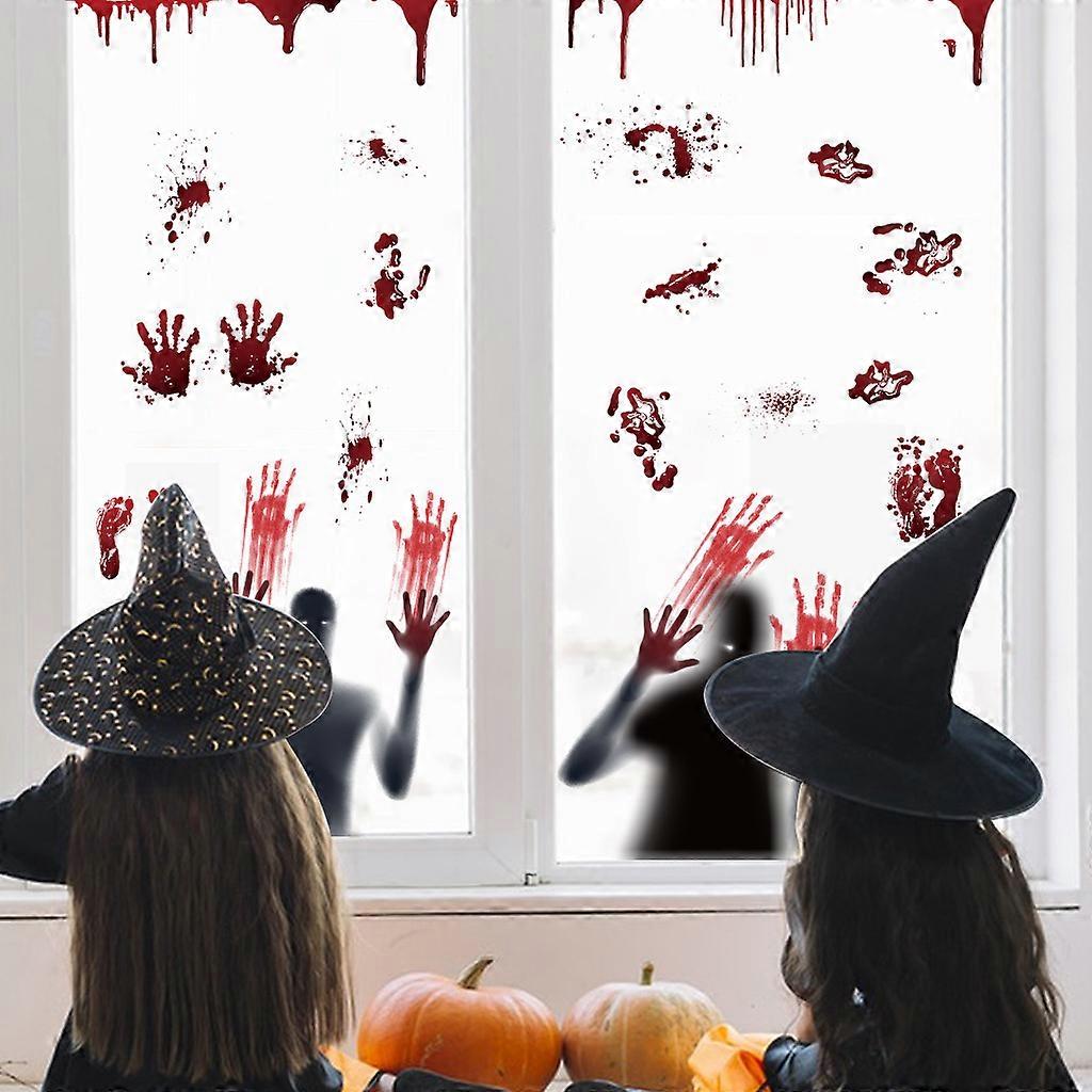 Halloween Window Decorations Zombie Posters - 3 Pcs Giant Bloody ...