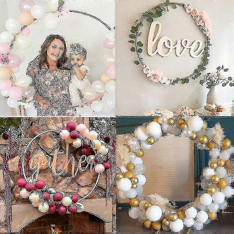 60/80/100/150cm Balloon Ring Round Big Balloon Arch Circle Ring Stand ...