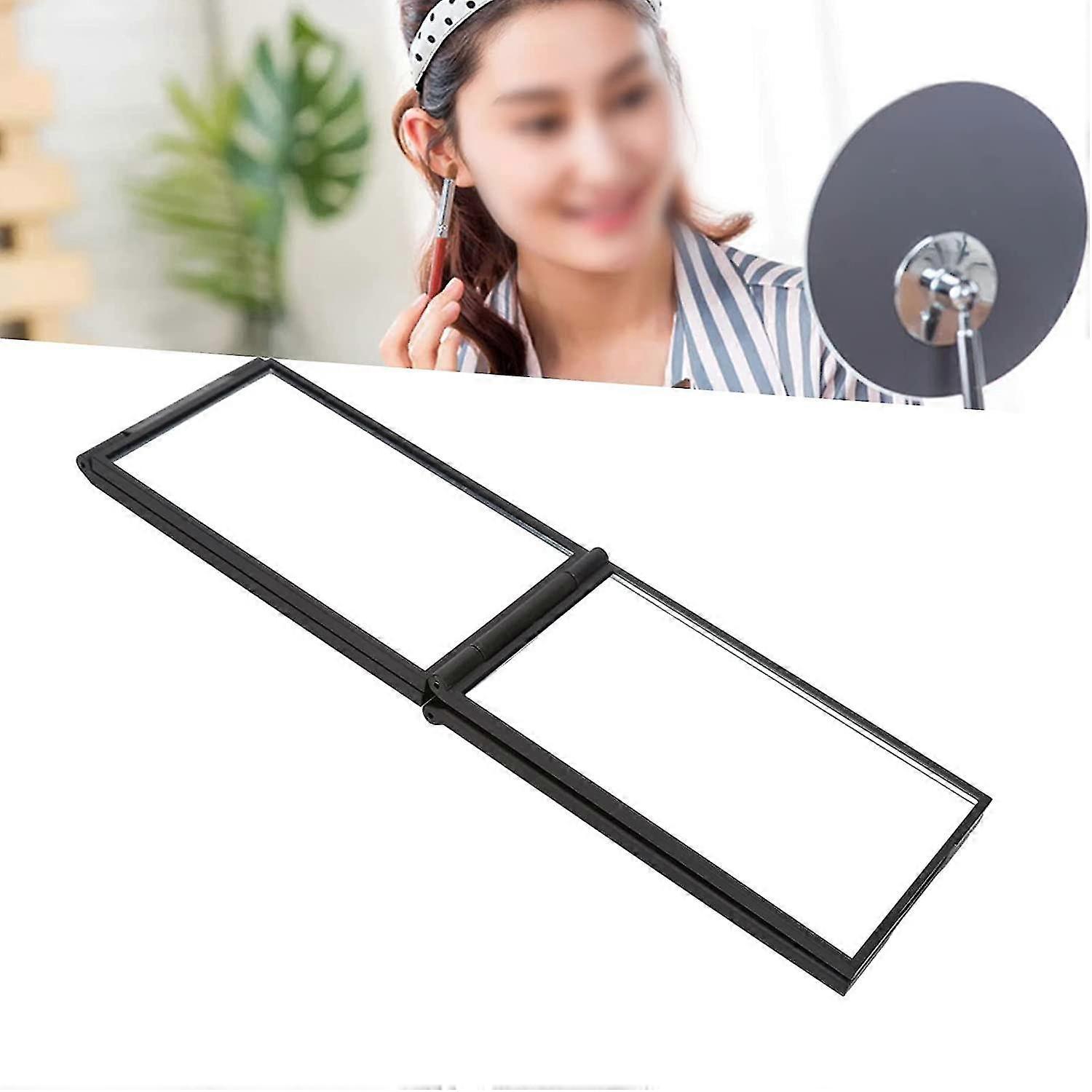 4 Way Mirror, 360 Degree Handheld Desktop 4 Panel Mirror Way Mirror for ...