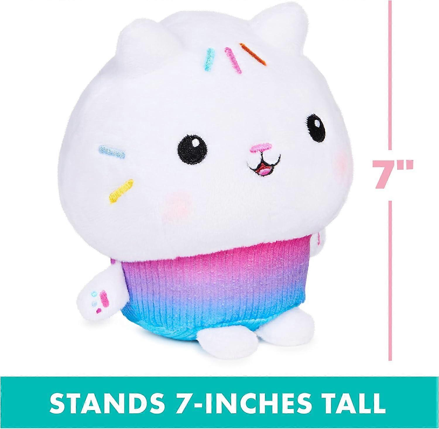 Dollhouse, 7-inch Cakey Cat Plush Toy, Kids Toys for Ages 3 and up ...