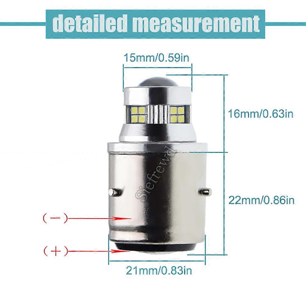 1PCS BA21D LED For Old Car Auto Vintage Retro Front Light Lamp Hi-Lo ...