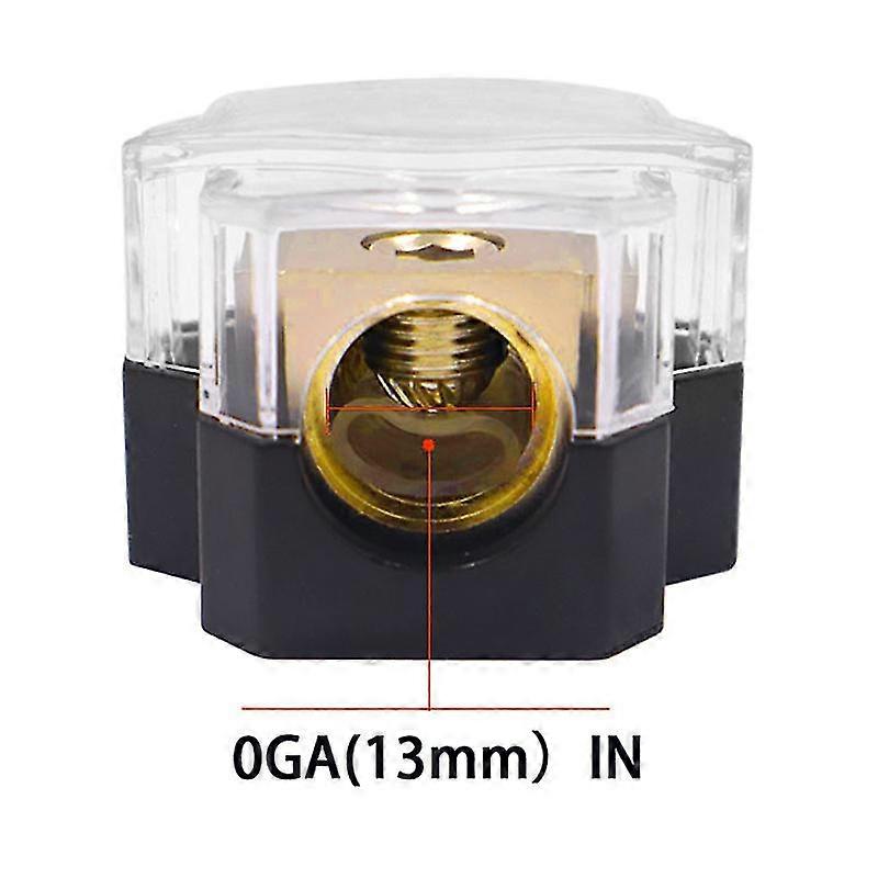 Car Audio Amplifier Power Distribution Block 1 In 2 Out Way Power ...