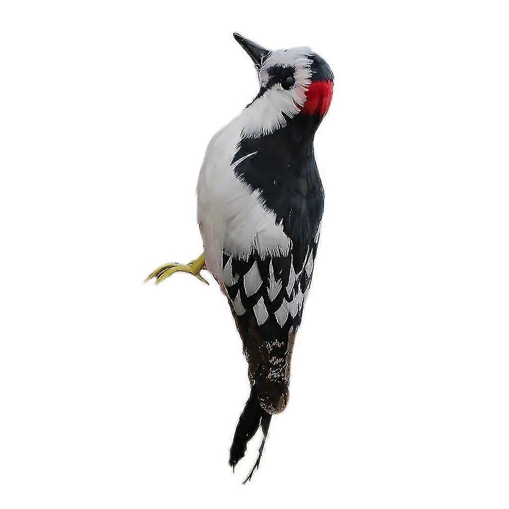 2pcs Realistic Artificial Animal Woodpecker Garden Figurine Decor ...