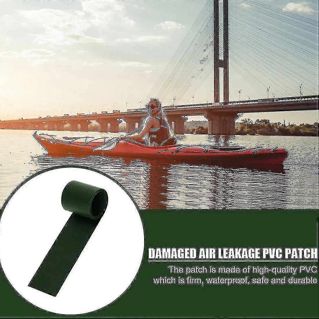 Heavy Duty Pvc Repair Patch For Inflatable Boats Kayak Rubber Dinghy ...