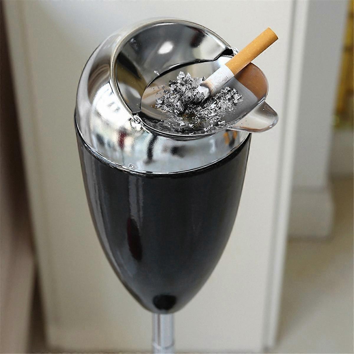 Floor Adjustable Vertical Ashtray Outdoor Courtyard Windproof Vertical ...