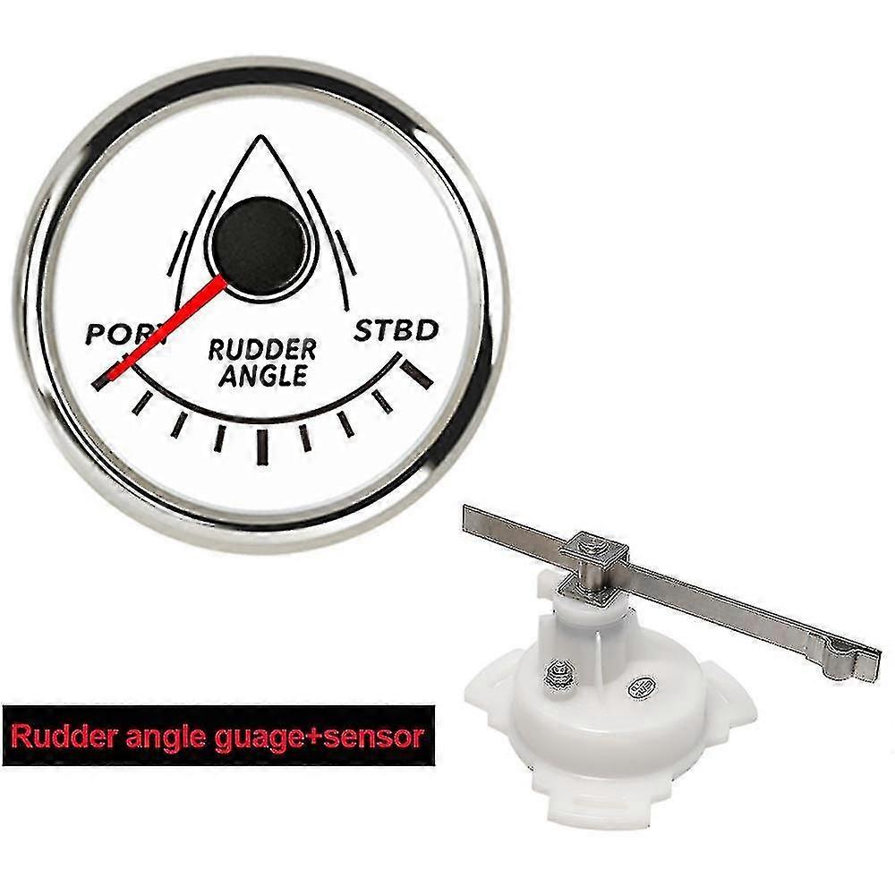 52mm Marine Rudder Position Indicator Waterproof Red Backlight With 0 ...