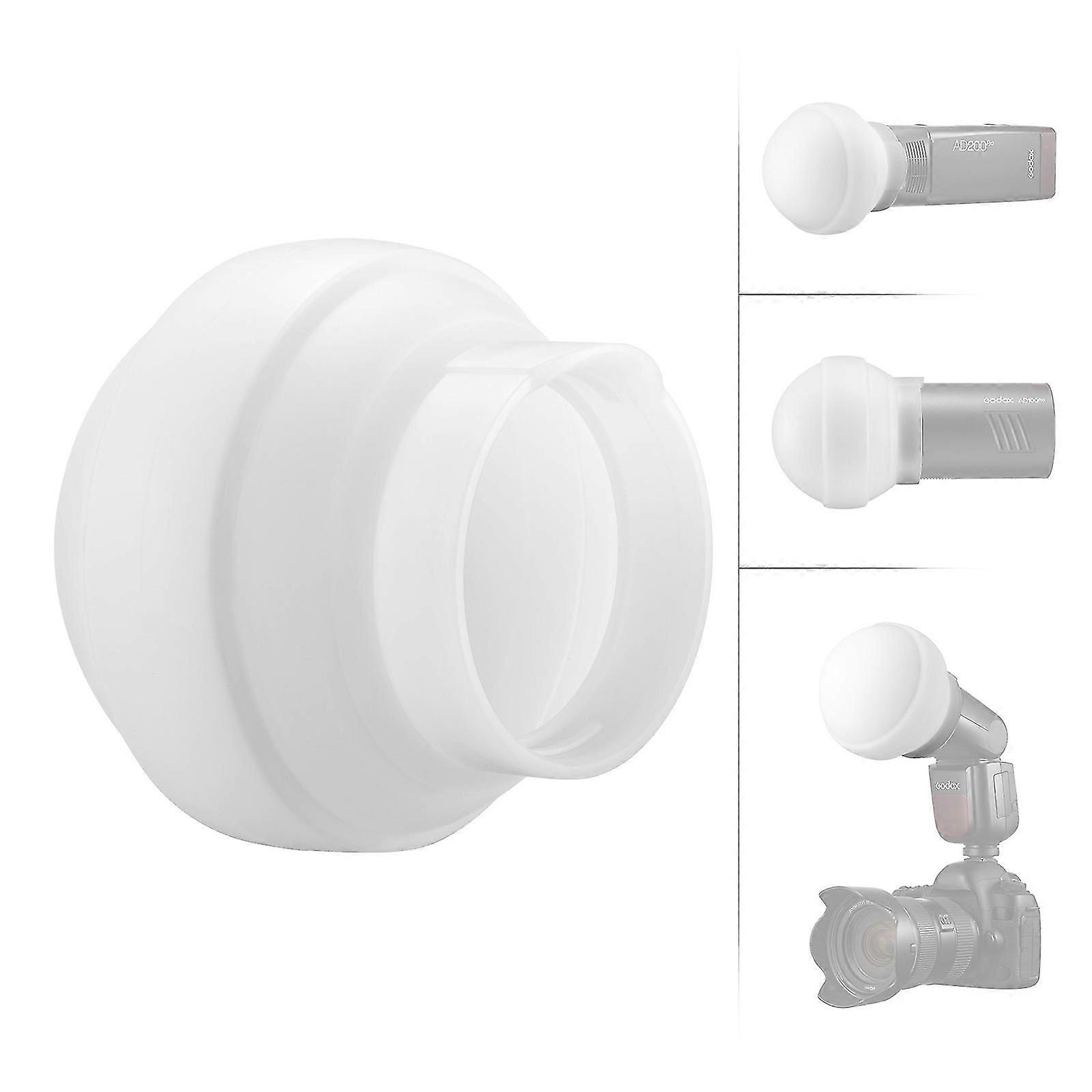 Godox AK-R22 Collapsible Silicone Photography Diffuser Dome for V1 ...