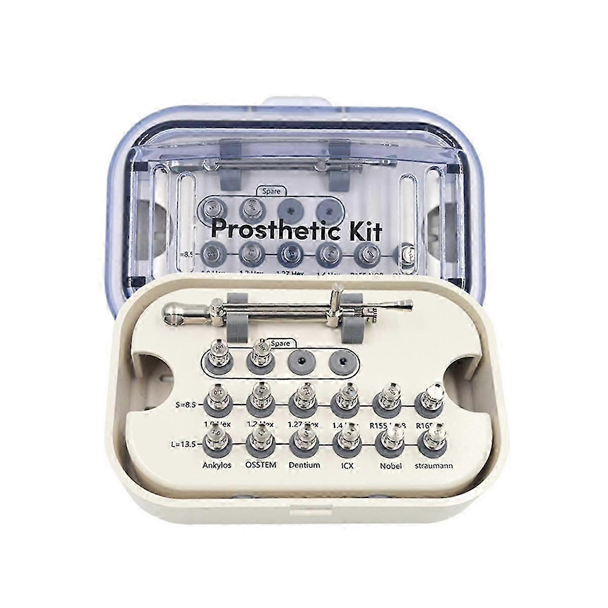10-70Ncm Universal Oral Implant Tool Box: Prosthetic Kit with Ratchet ...