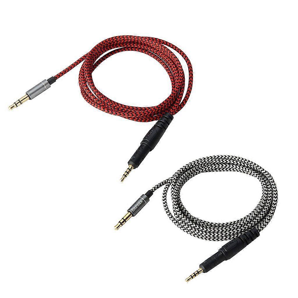 Replacement Audio Nylon Woven Cable Wire Cord for ATH-M50x M40x M70x ...
