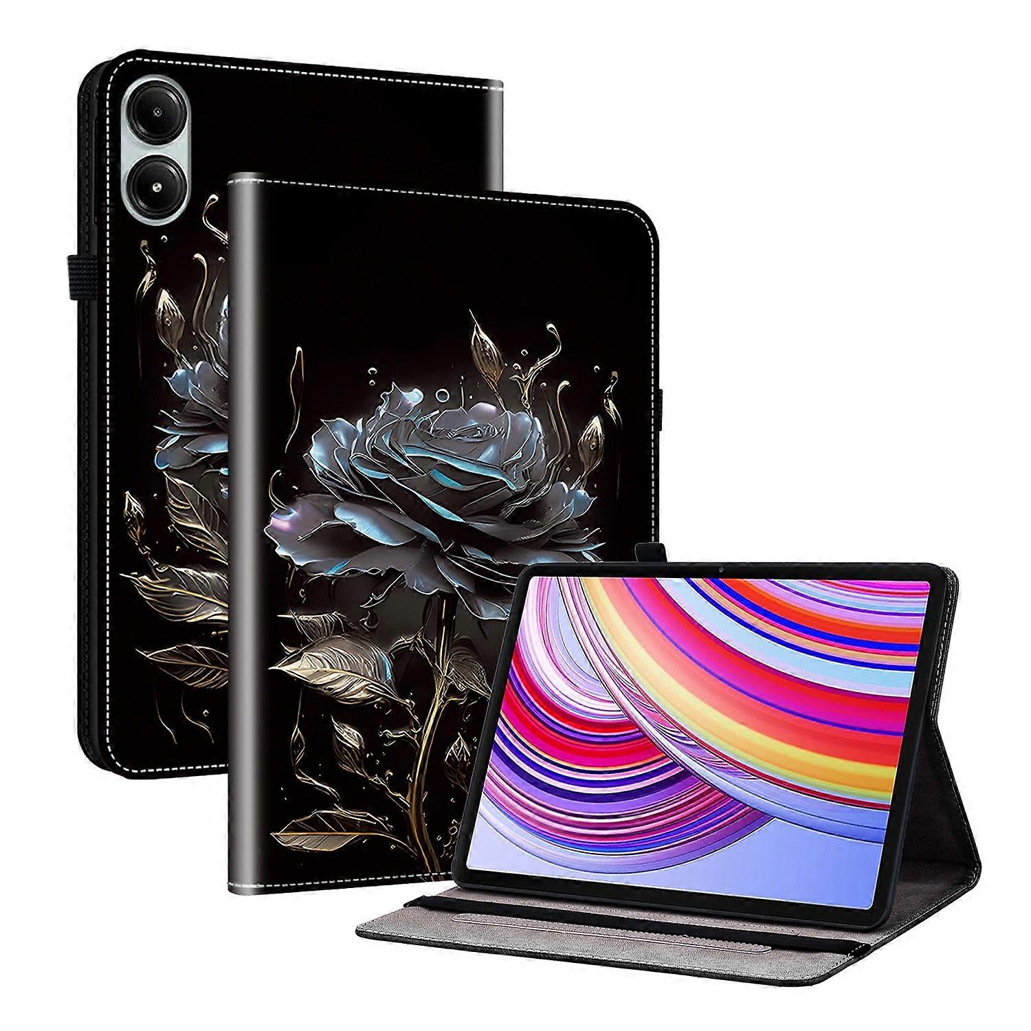 Crystal Texture Painted Leather Tablet Case | Fruugo UK