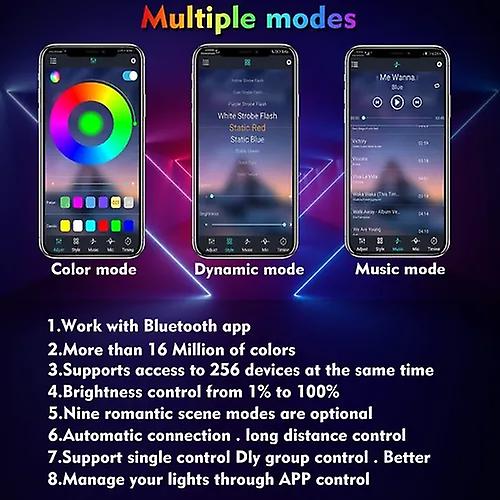 Bluetooth Led Strip 6.5 Ft / 2m App Controlled Led Lights | Fruugo DK